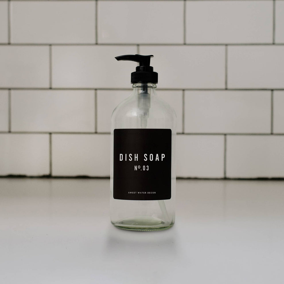 Glass Dish Soap Dispenser – Goose Farms Dry Goods